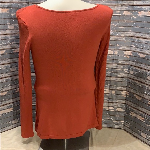 Metaphor | Sweaters | Metaphor Rust Colored Sweater With Pinhole Detail ...
